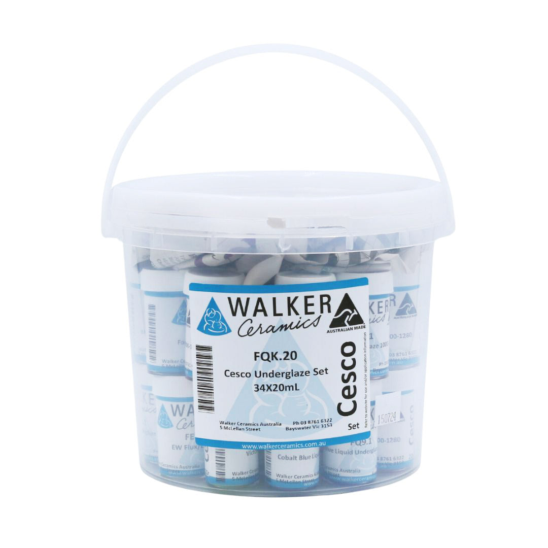 Cesco Cesco Underglaze Set 34 X 20ml Keane Ceramics 3415