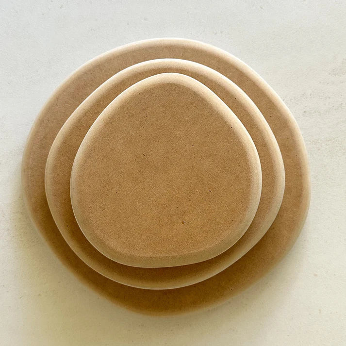 Fin Pottery Tools Irregular Round Blate Pottery Form Bundle – Keane ...