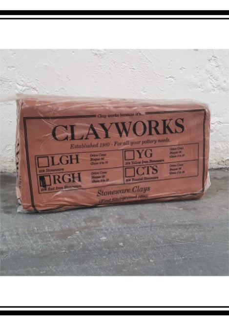 Clayworks Clay Red Stoneware 10kg – Keane Ceramics