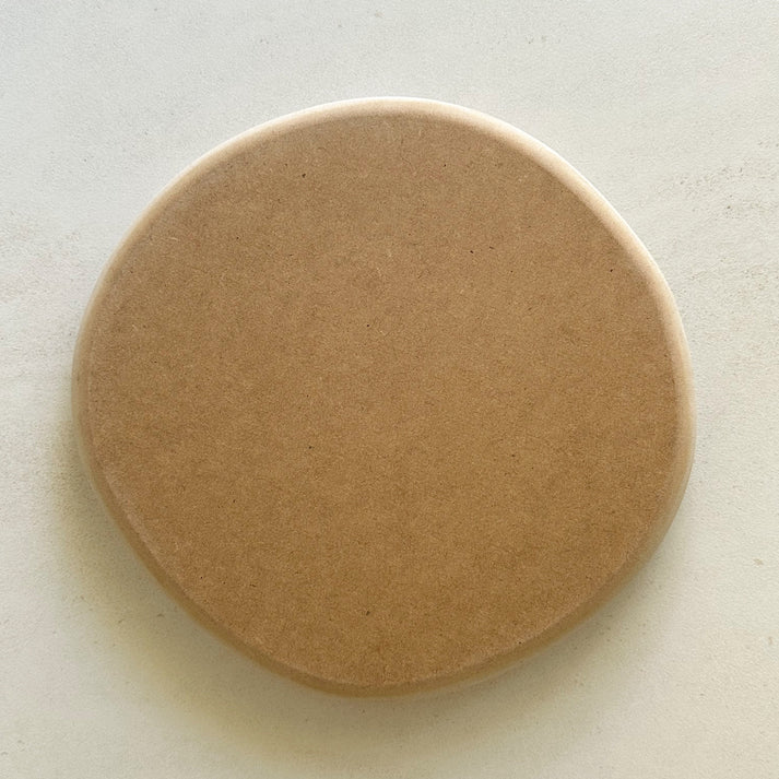 Fin Pottery Tools Irregular Round Blate Pottery Form 28cm with Roundov ...